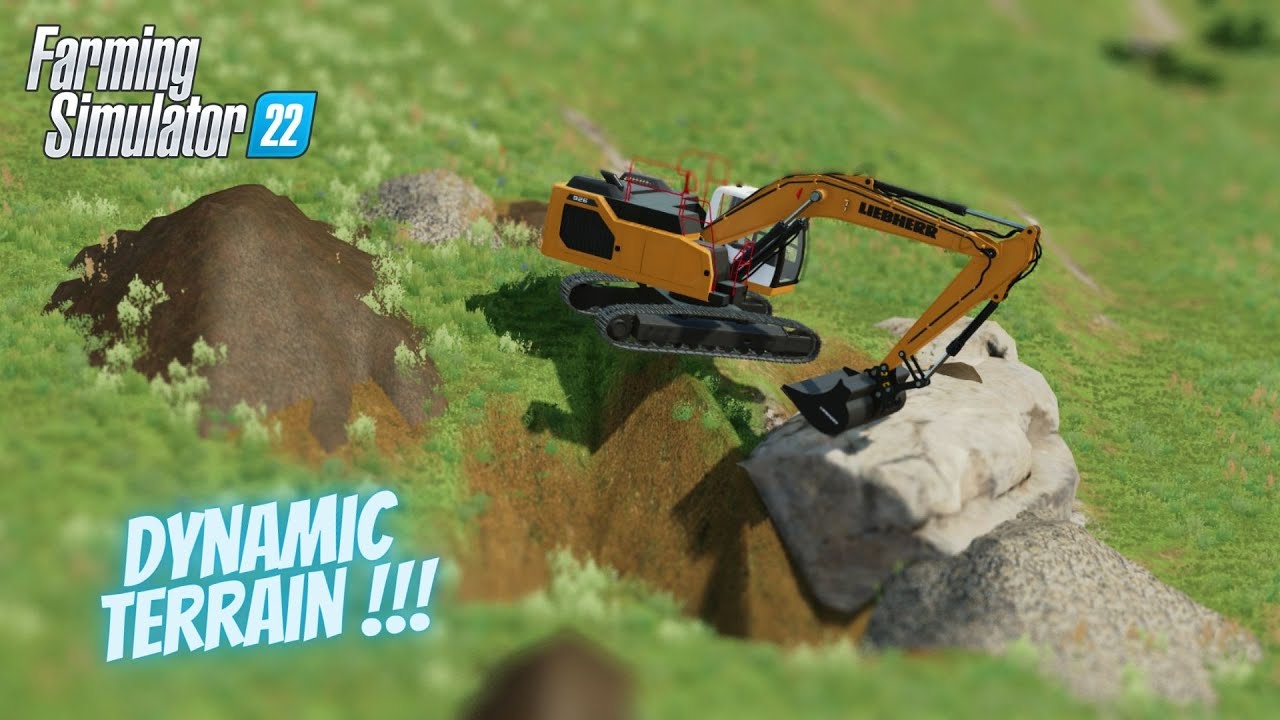 How to TerraFarm Dynamic Terrain for FS22 - YouTube