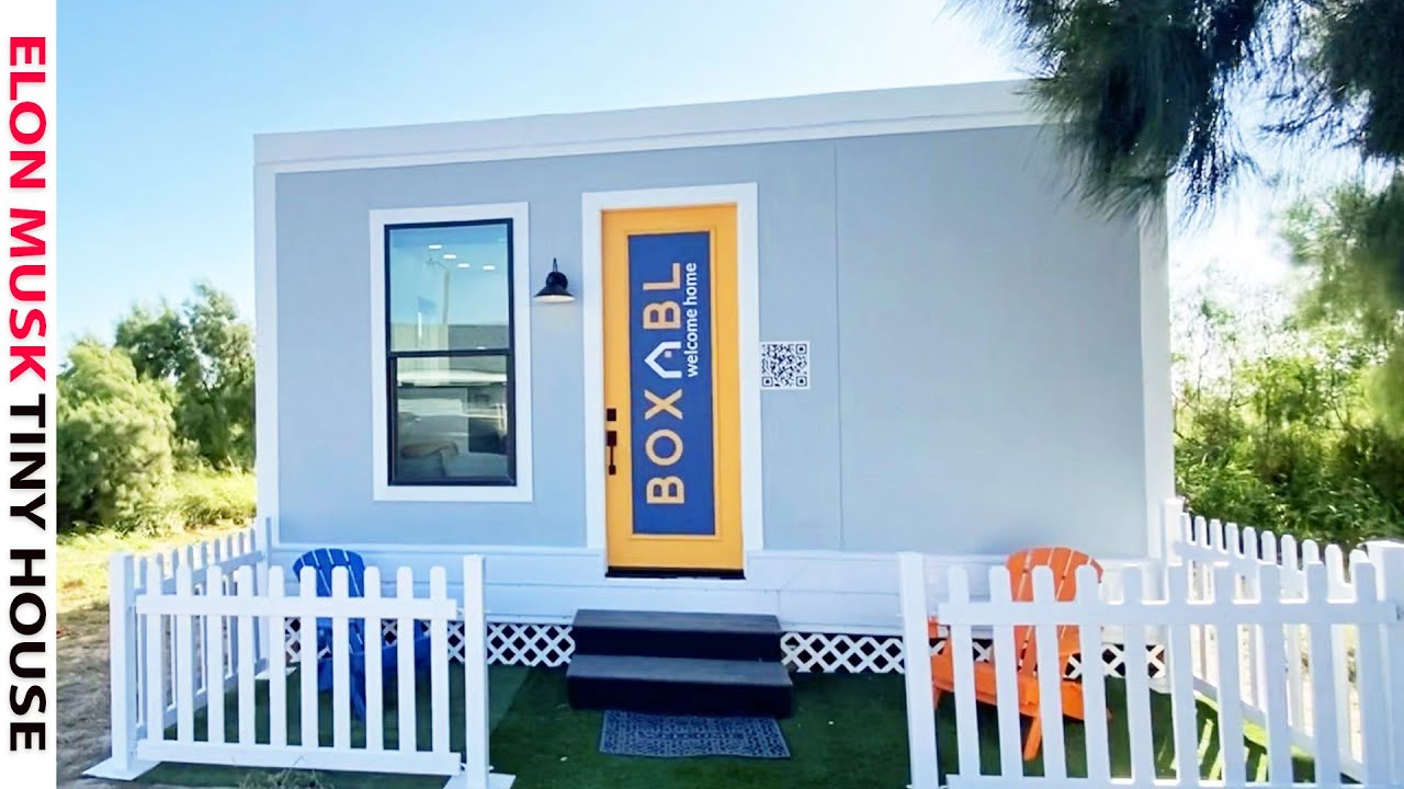 Elon Musk Now Lives in a $50K Boxable Casita Tiny House in Texas - YouTube