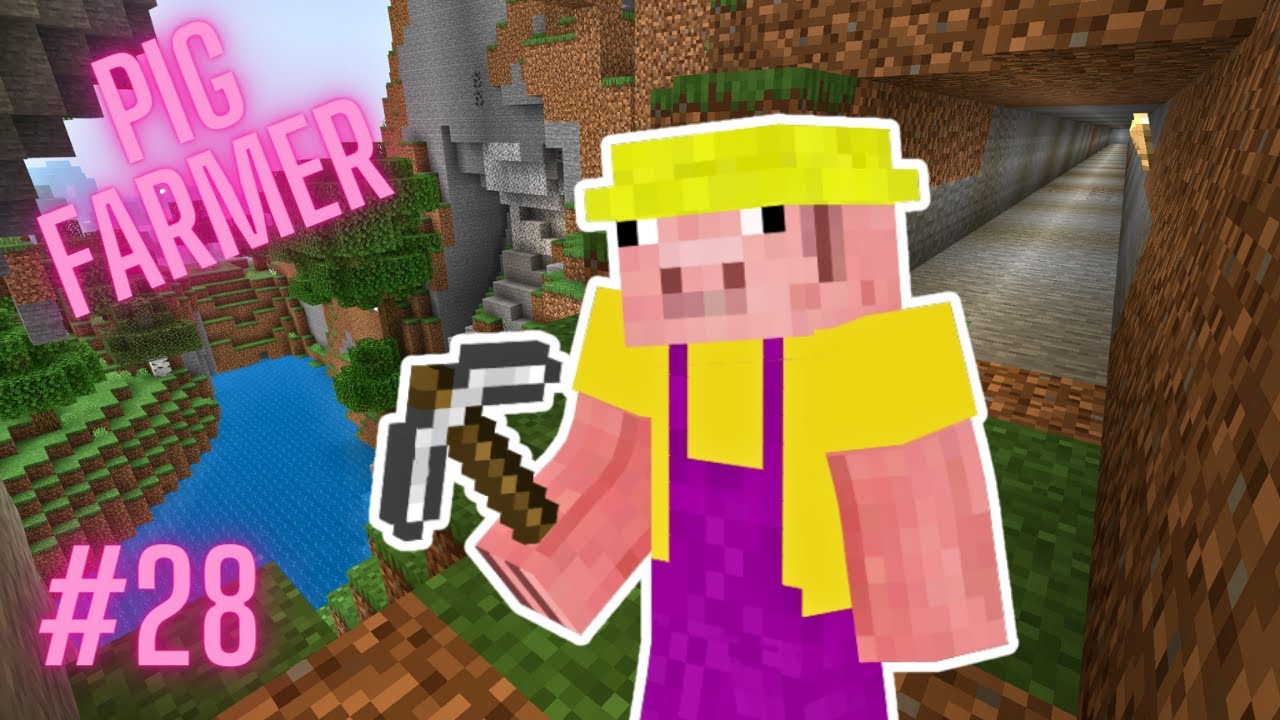 The Long Dig (with the Pig) - Minecraft Relaxing Longplay - PigFarmer ...