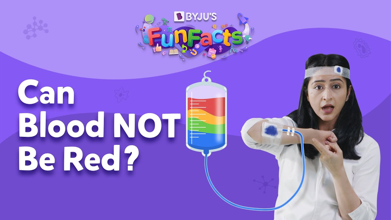 Can Our Blood Not Be Red In Colour? | BYJU'S Fun Facts - YouTube