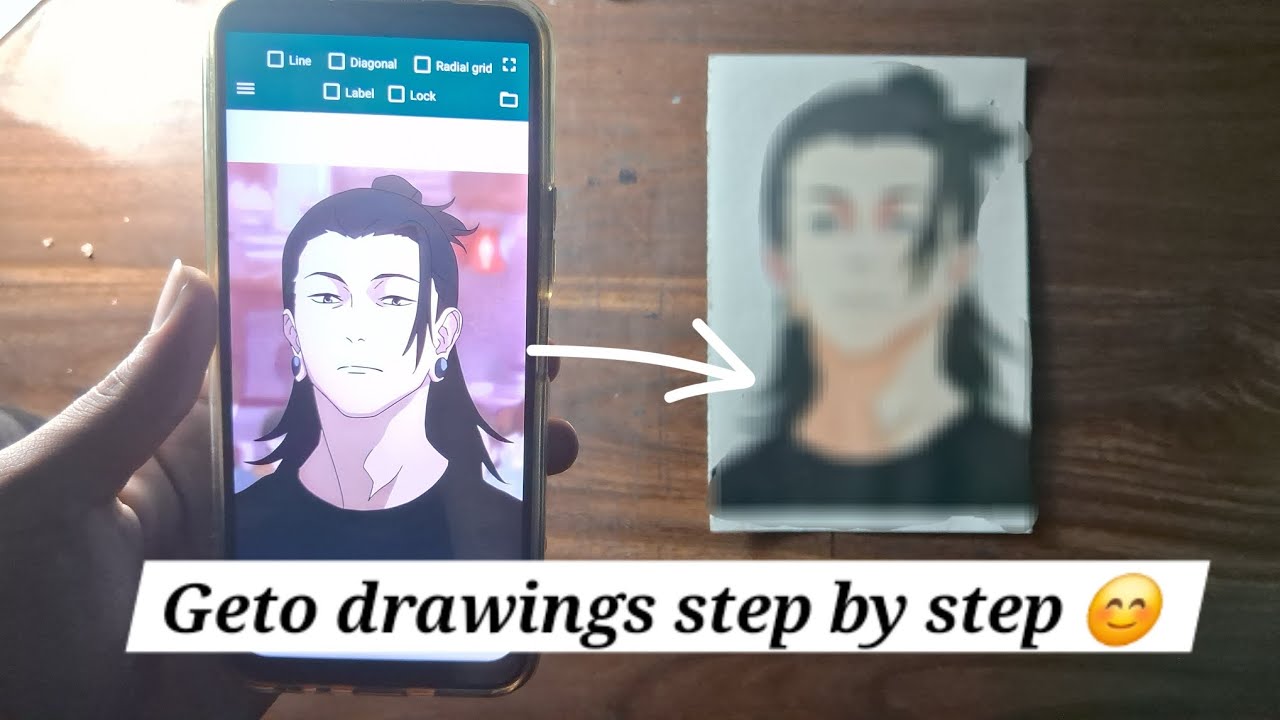 How to draw geto suguru drawing easy step by step/geto suguru drawing ...
