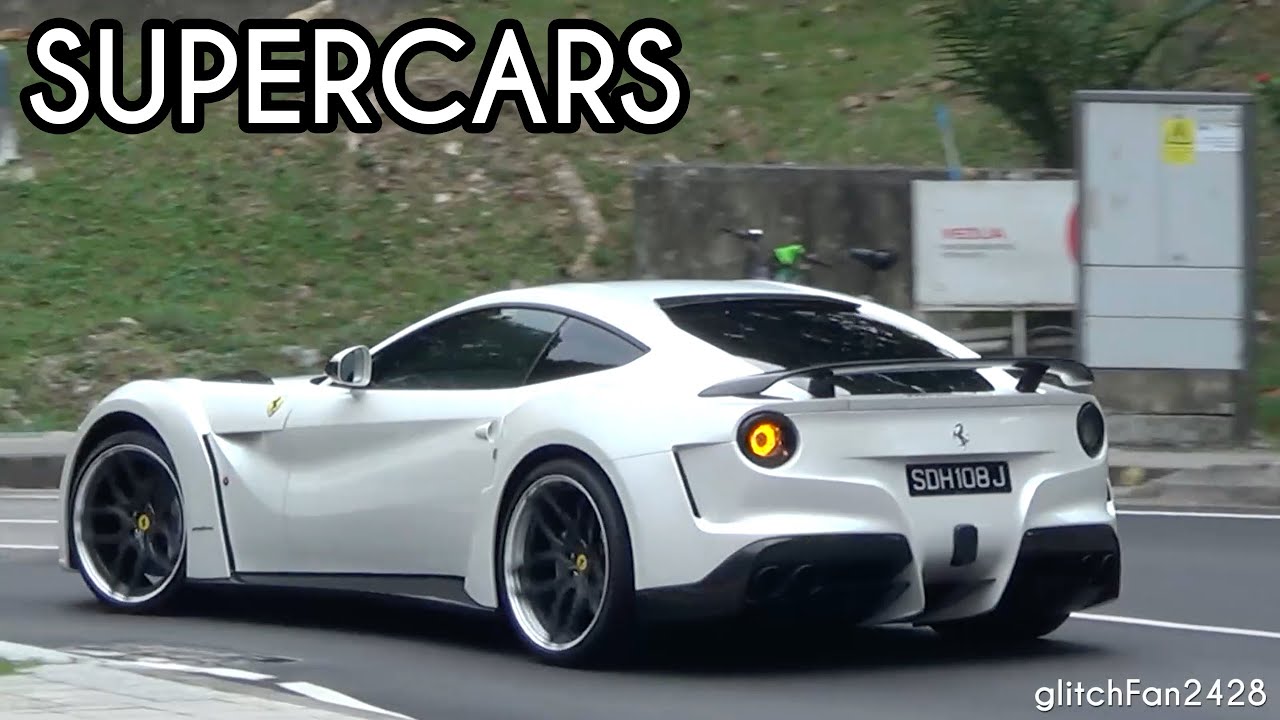 Random Supercars in Town - F1 Weekend - YouTube