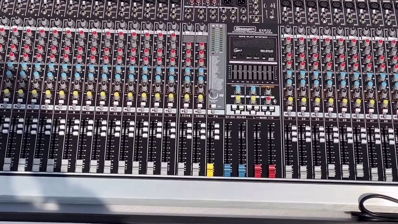 Stranger Audio Mixer 32 Channels Mixer - YouTube