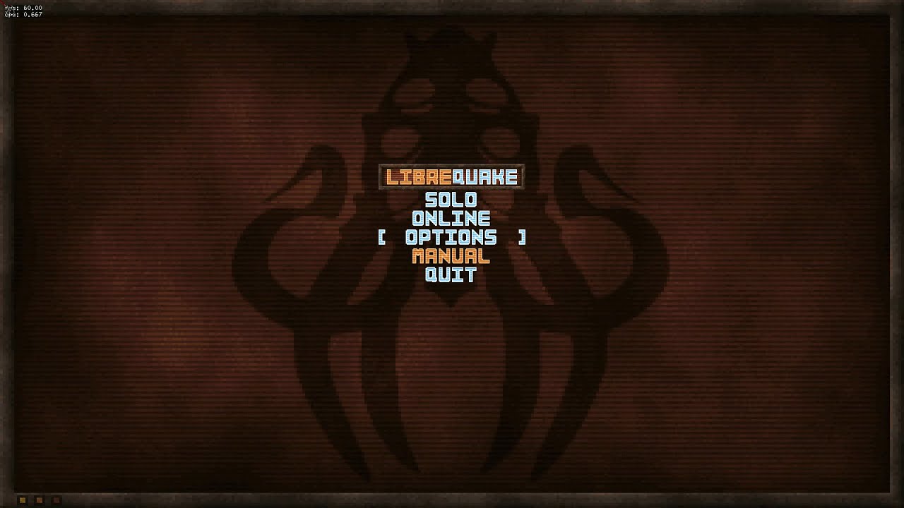 (librequake) freedom to share the horrorific lovecraftian themed quake {LINUX} - YouTube