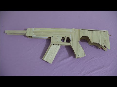 tahtadan M416 taramalı silah yapımı kendin yap- m416 gun making video from wood (pubg)