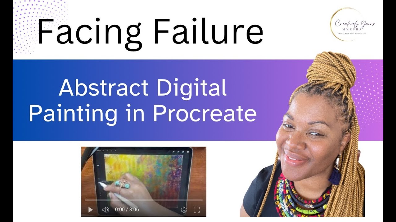 “Facing Failure” Abstract Painting in Procreate - YouTube