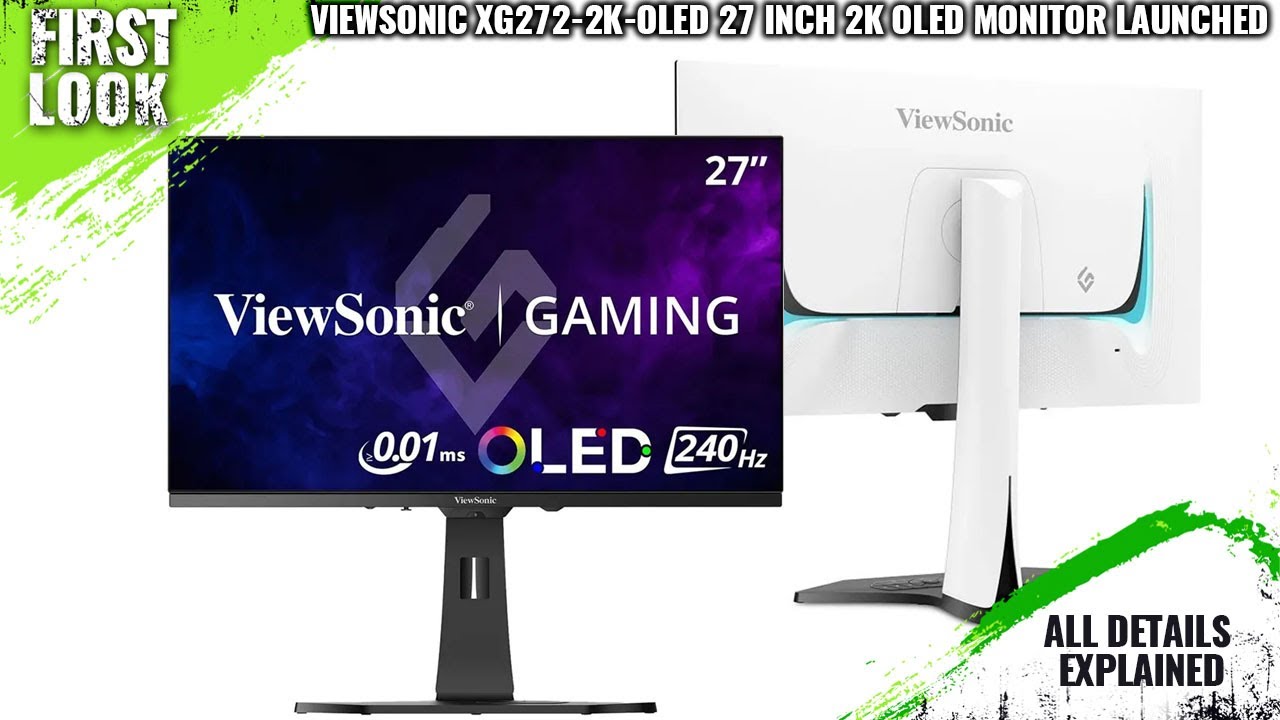 ViewSonic XG272-2K-OLED 27-Inch 2K OLED Gaming Monitor Launched ...