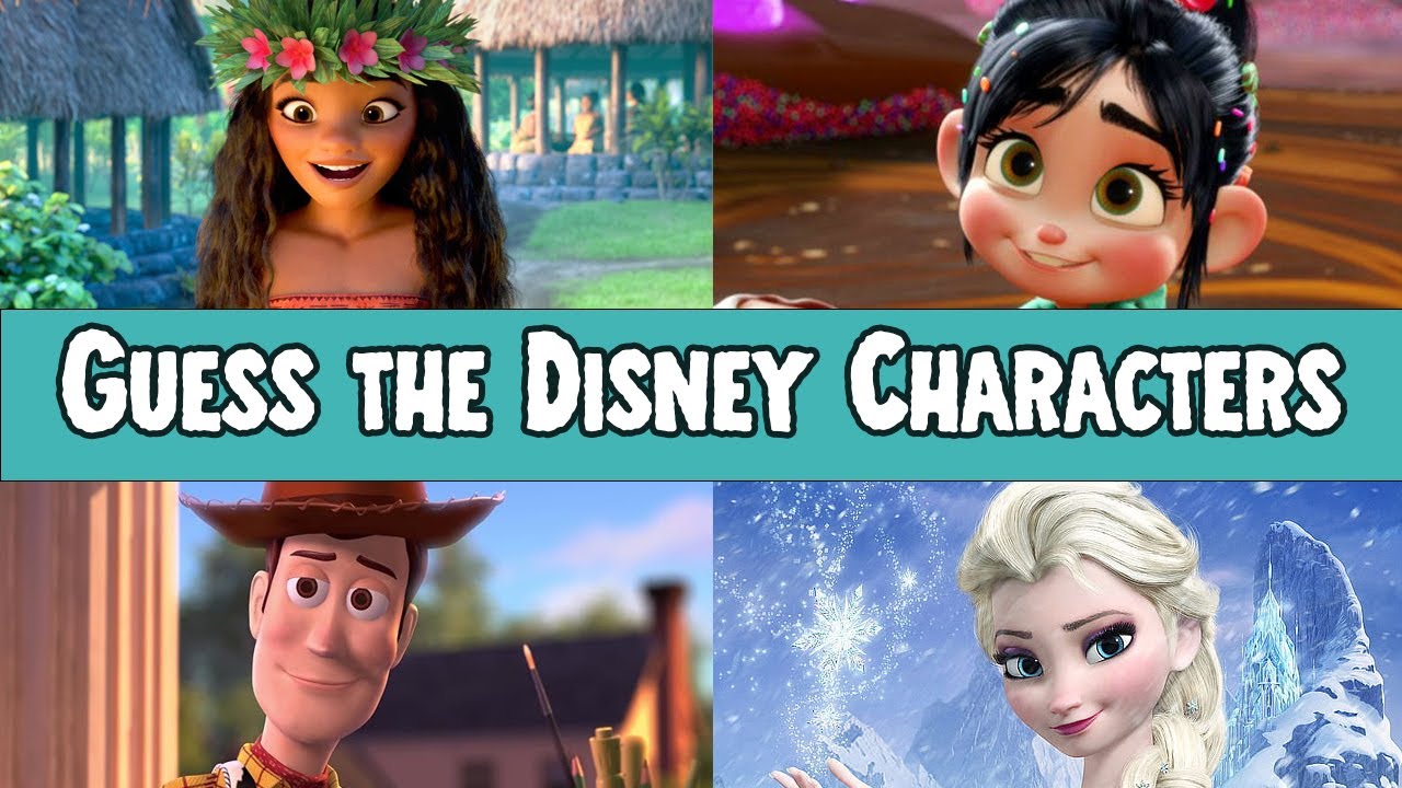 Guess the disney characters Quiz - YouTube