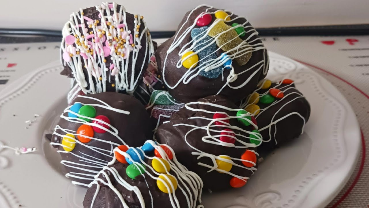 Easiest & delicious cake bon bons, balls, or bites. You can call them ...
