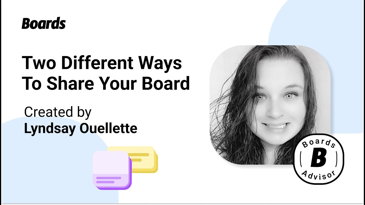 2 different ways to share your Board - YouTube