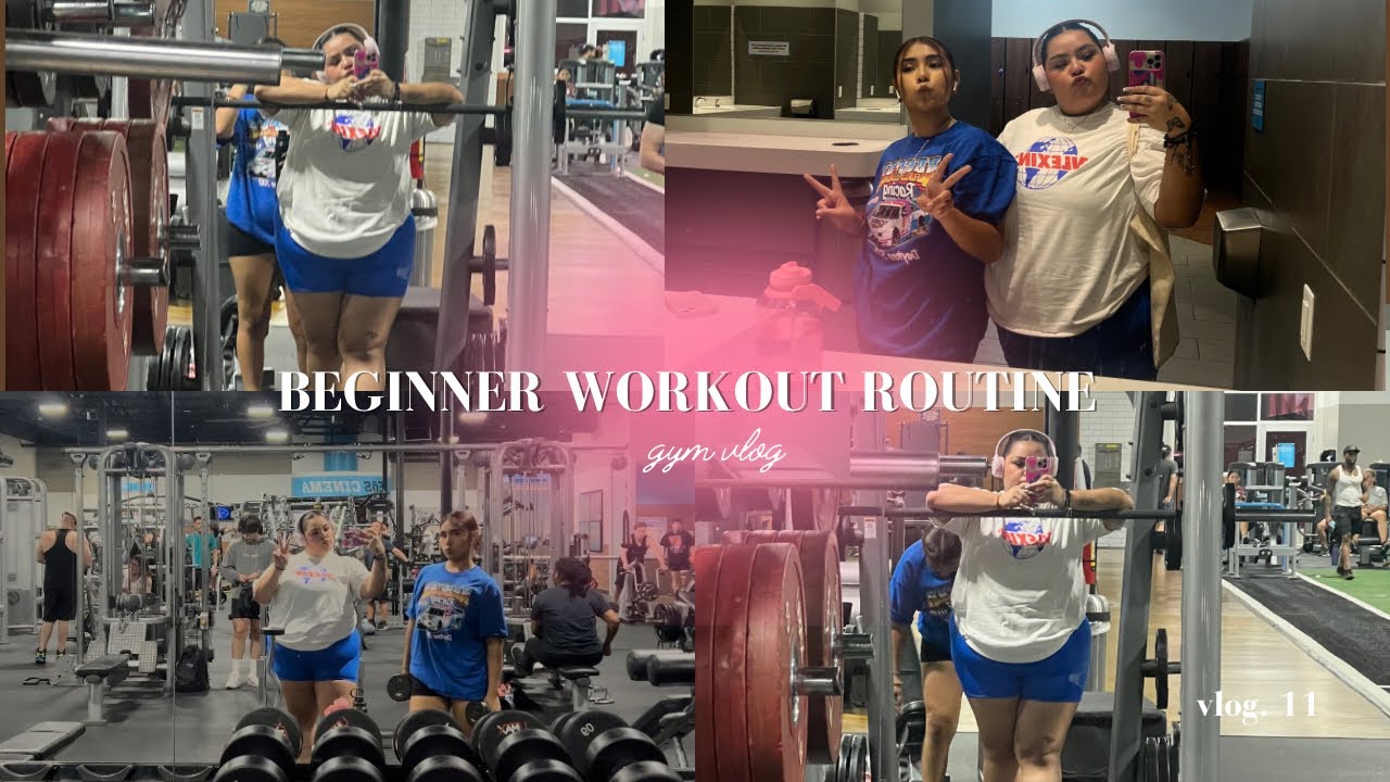 gym vlog | beginner workouts, full body day💪🏽🏋🏽‍♀️ | vlog 11 - YouTube