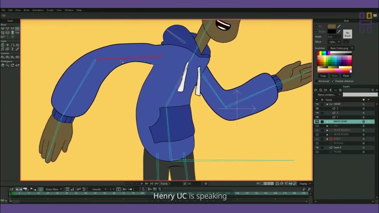 Bind Layers - Rig method in Moho FREE Tutorial (bones and joints) - YouTube