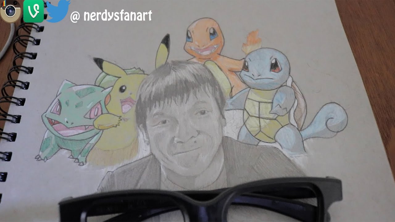 Pokemon Go President Tsunekazu Ishihara Drawing | Nerdy's Watch List ...