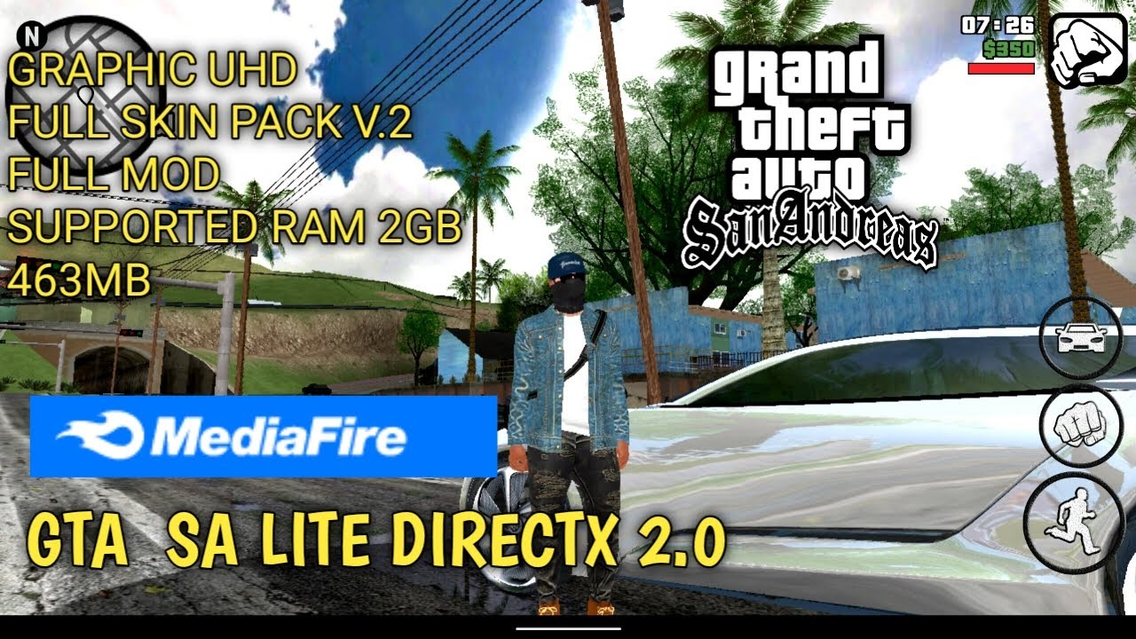 GTA SA DIRECTX 2.0 GRAPHIC ( FHD) FUL MOD FULL FITUR SUPORTED ALL GPU ...