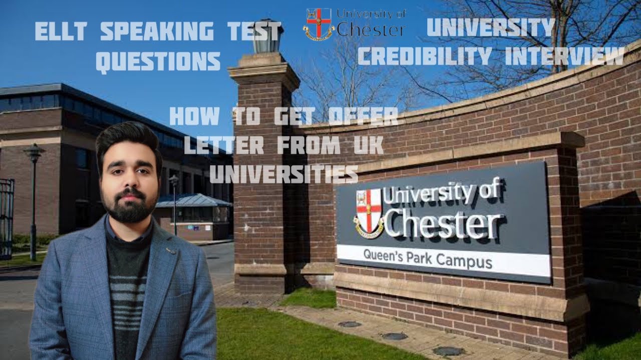 ELLT Speaking Test Questions | University of Chester Credibility ...