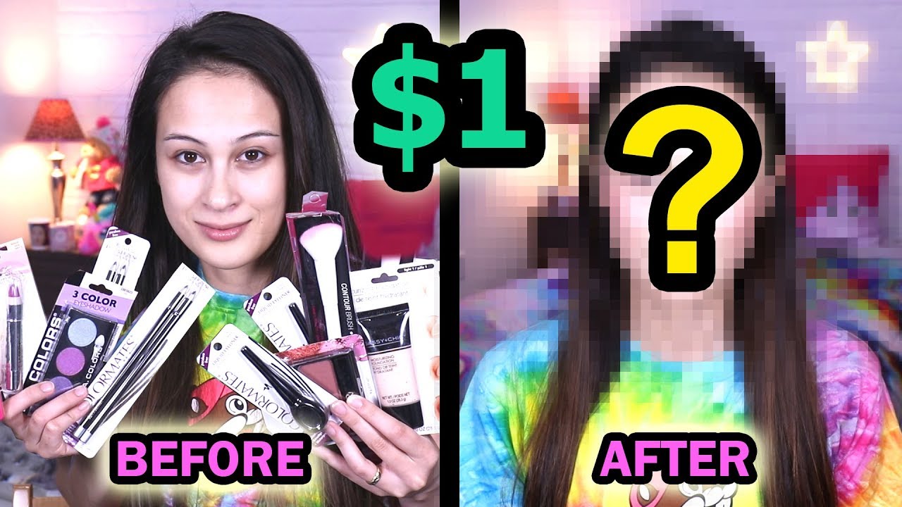 $1 MAKE-UP CHALLENGE! || Fan Friday - YouTube