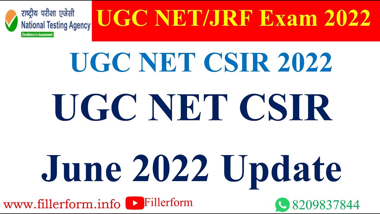 CSIR NET 2022 Notification | csir net 2022 notification june | ugc net ...