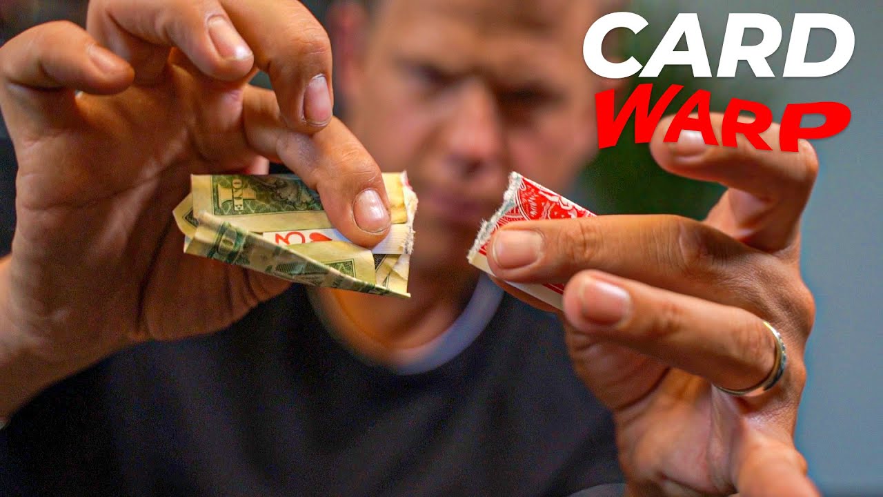 WARP A PLAYING CARD - YouTube
