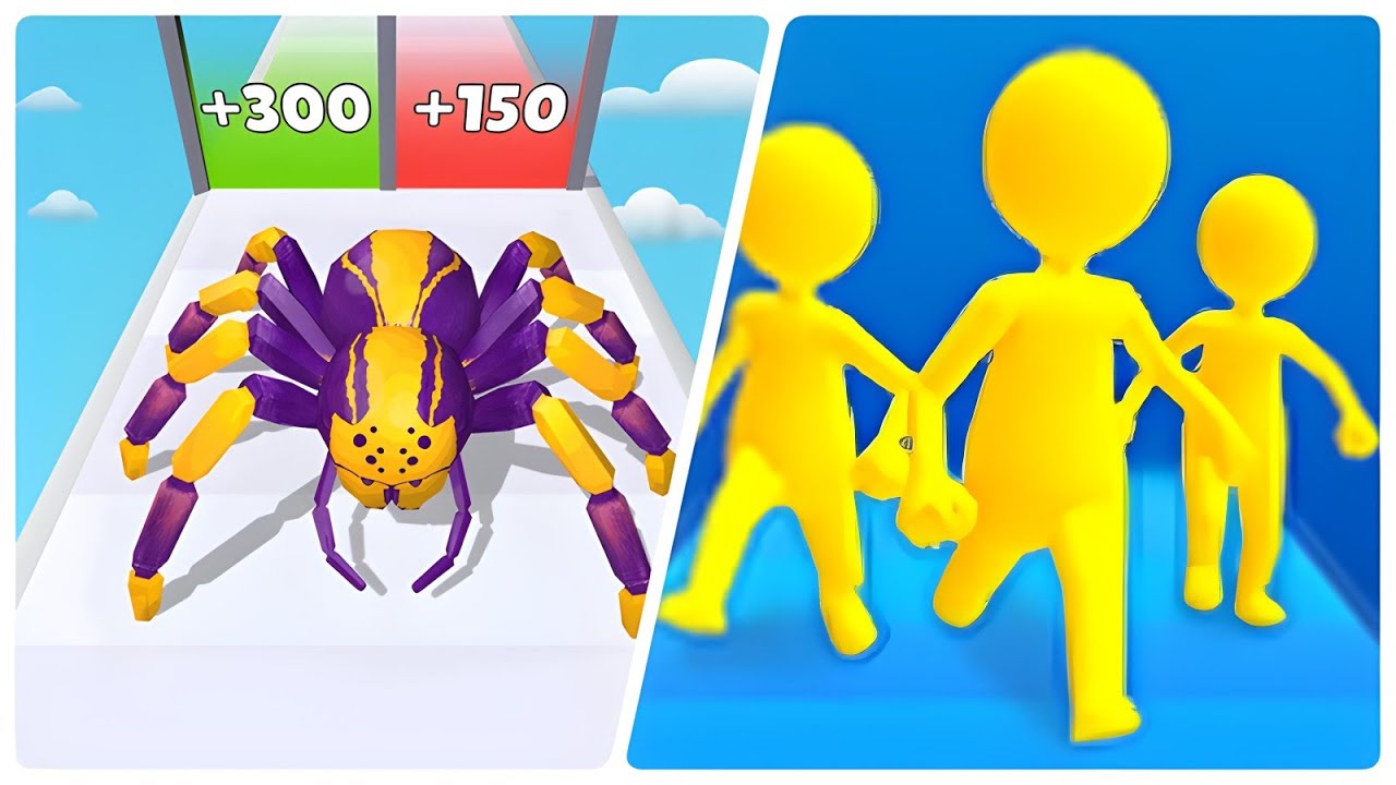 Spider Insect Evolution / Level Up Runner - All ASMR Gameplay - YouTube