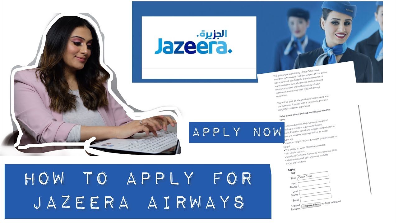 JAZEERA AIRWAYS HIRING CABIN CREW 2021VACANCIES |HOW TO APPLY FOR CABIN ...