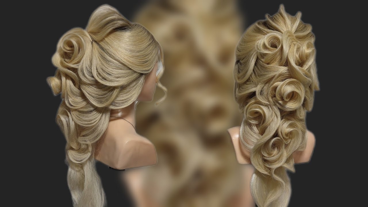 Step by Step to create a beautiful and special hairstyle - YouTube