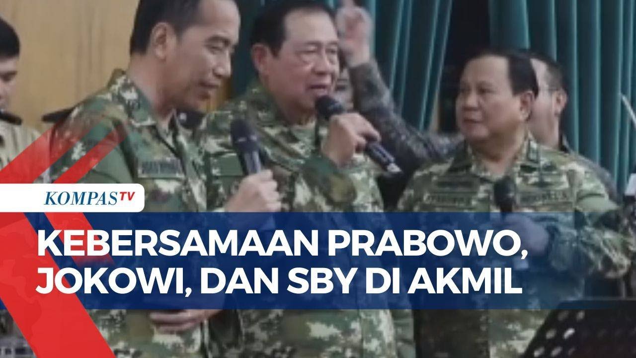 Puja-Puji Prabowo ke SBY dan Jokowi, Kompak Bernyanyi saat Retret ...