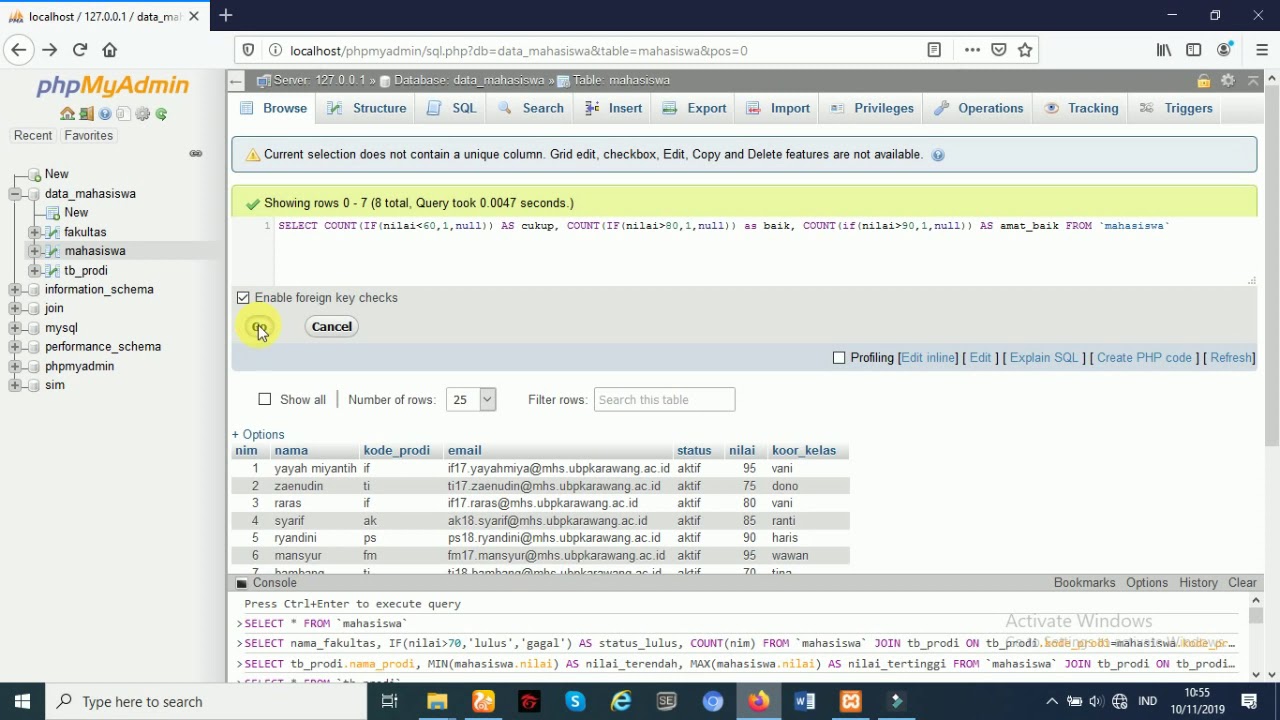 Video Mysql Function Youtube