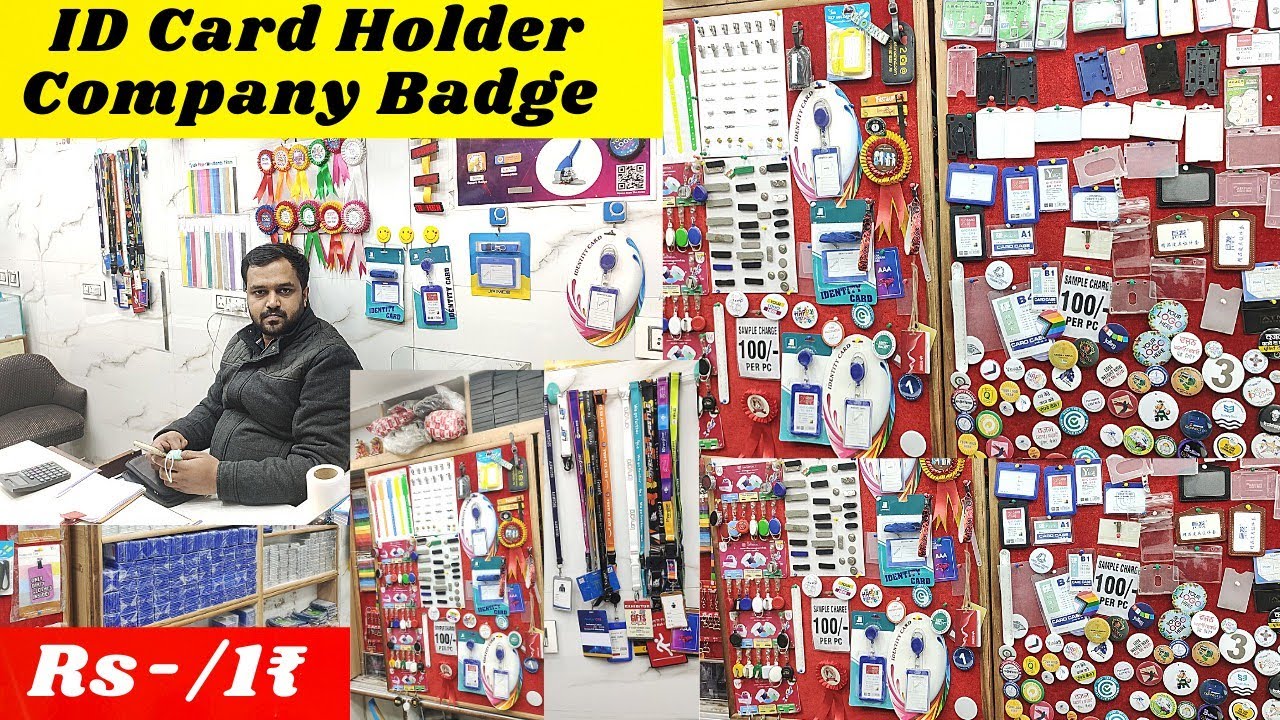 ID Card Holder Digital Dori Online Display Ribbon Badge & Holders ...