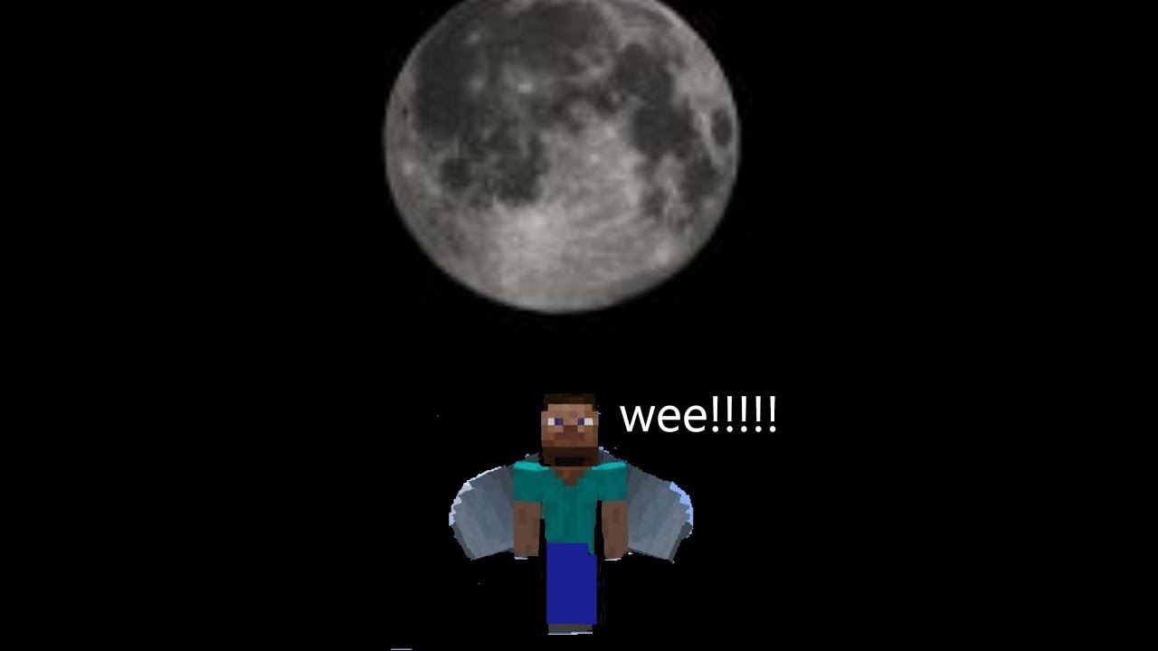 Minecraft April Fools Update - Elytra to the Moon! - YouTube