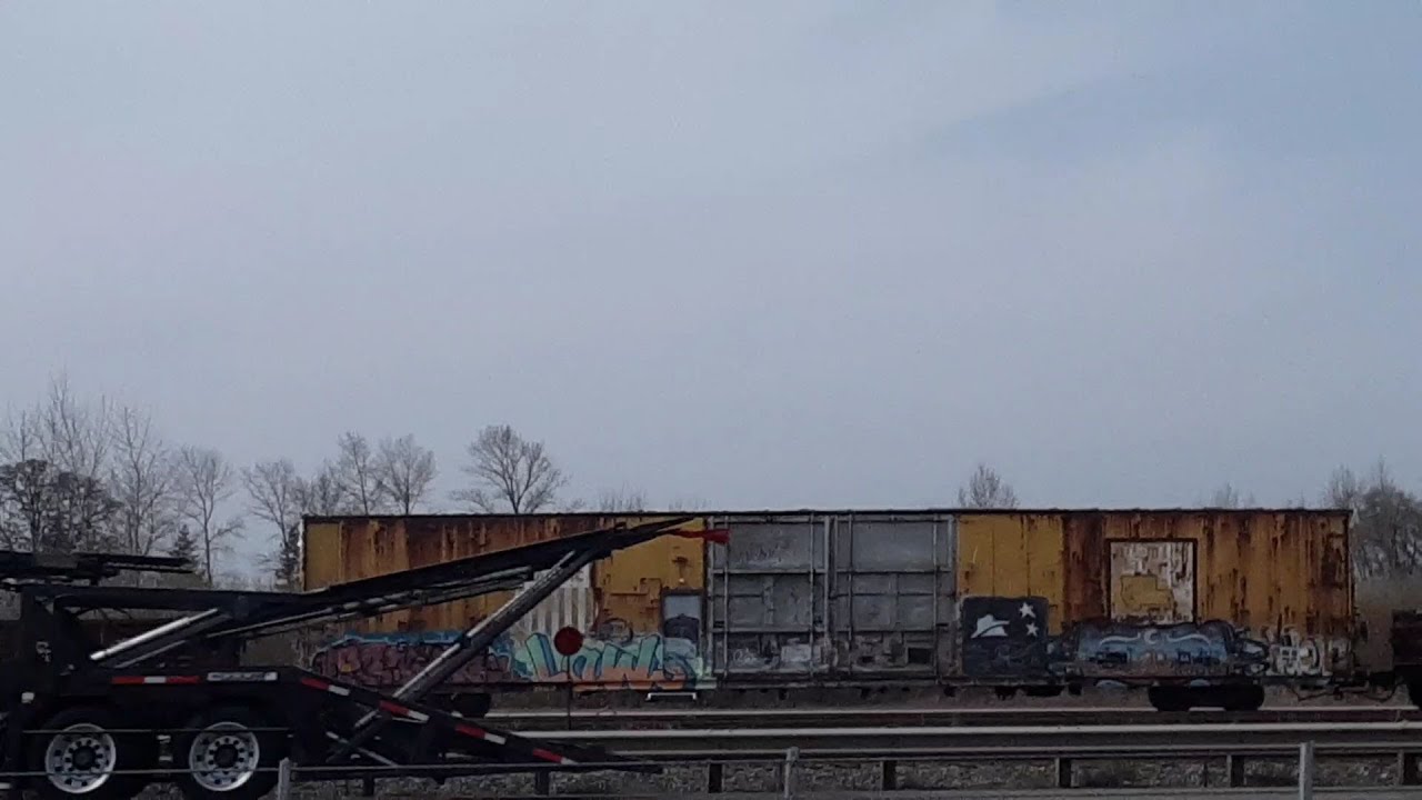 An awesome boxcar on the way back from Winter Rail 2023 in Corvallis ...