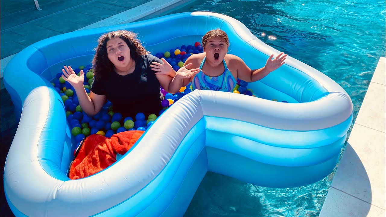 Last to Leave TINY POOL inside a GIANT POOL! - YouTube