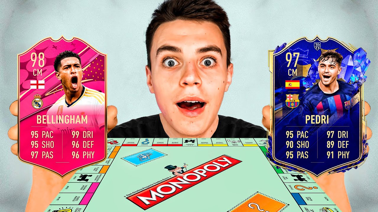 Bellingham vs Pedri En Fifa Monopoly - YouTube