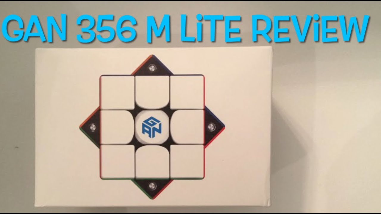 GAN 356 M LITE REVIEW! [ R.A.C.E Cubing] - YouTube