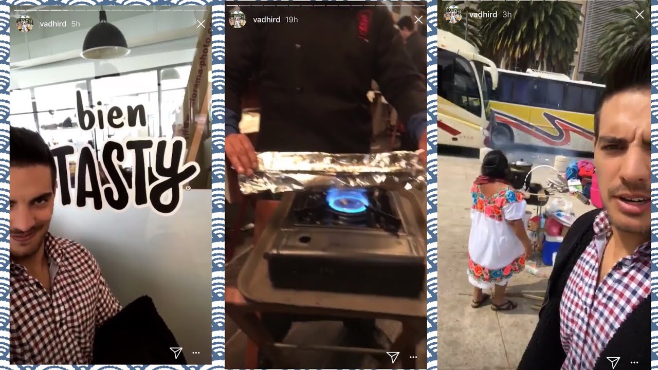 Vadhir Dervez IG story 1/31 ‘señora, cuidado con la rata' - YouTube