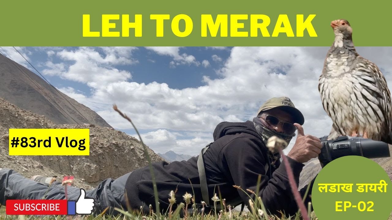 Ladakh Diary -Ep -02 ll Leh to Merak via Pangong Lake II 83rd Vlog in ...