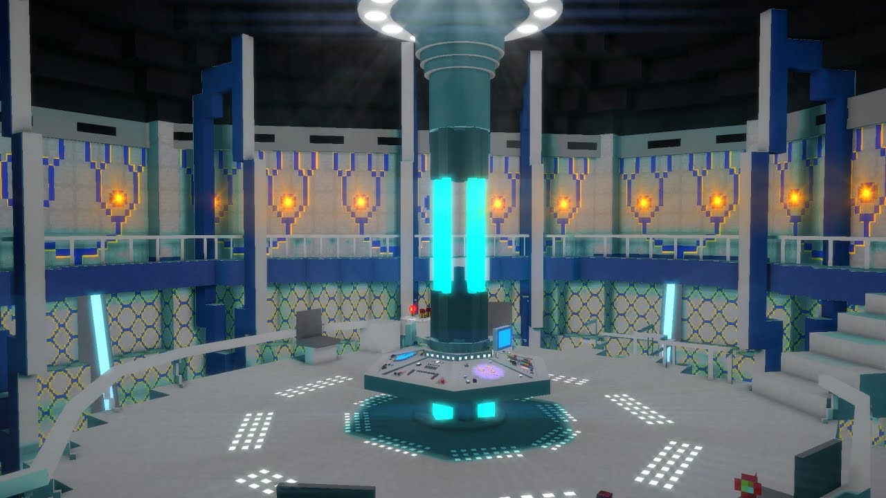 Mine-Imator TARDIS Interior ( Work in Progress ) - YouTube