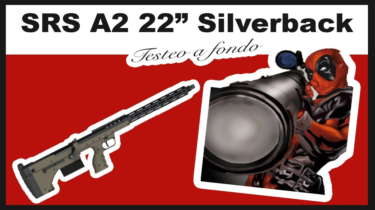 SRS A2 22" | Silverback | Deserttech | Stealth Recon Scout - YouTube