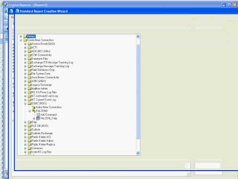 How to Create a simple Crystal Report using Free hand SQL - YouTube