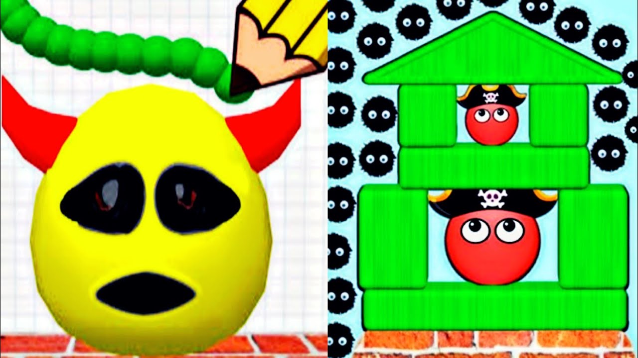 Draw to Smash Puzzle Game VS Hide Ball: Brain | Teasers Games GGVVV ...