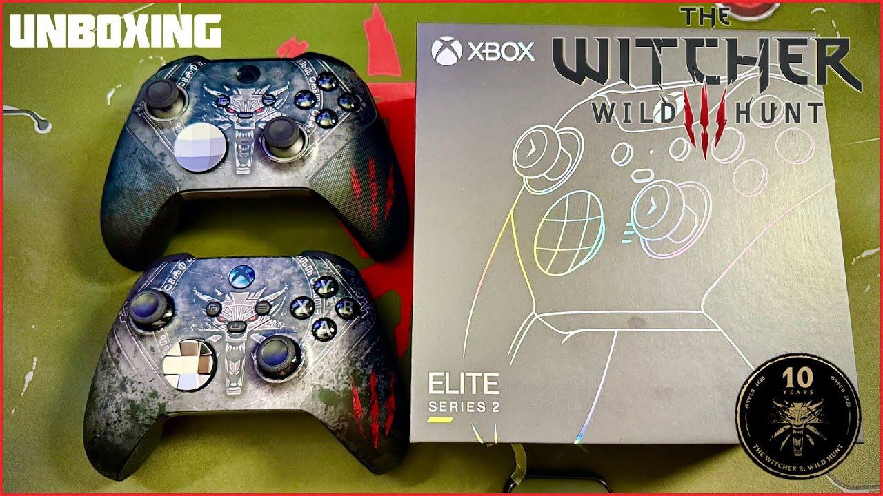 The Witcher 3 Wild Hunt 10th Anniversary Xbox Elite 2 Controller ...