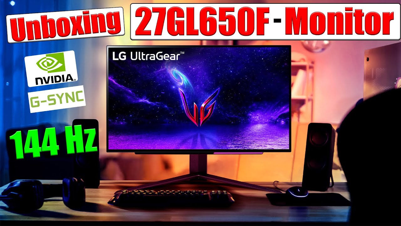 LG 27GL650F Ultragear Gaming Monitor Unboxing 144Hz | Best Monitor For ...