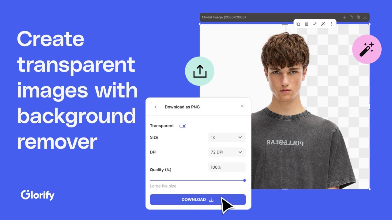 Create transparent images with background remover - YouTube