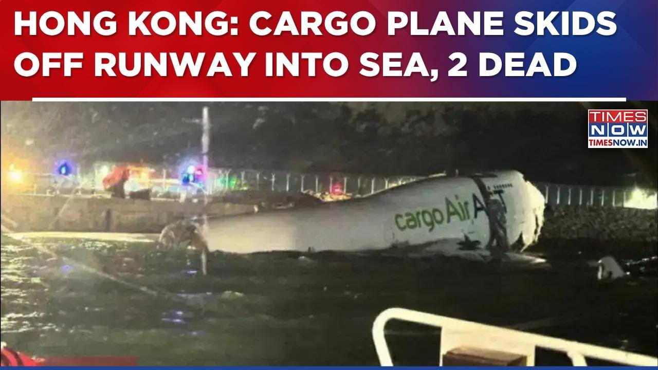 Hong Kong Plane Accident: Two Dead After Turkish Cargo Plane Skids Off ...