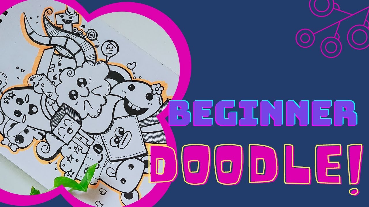 How to Doodle | Easy Doodle Art for Beginners | Step-by-step - YouTube