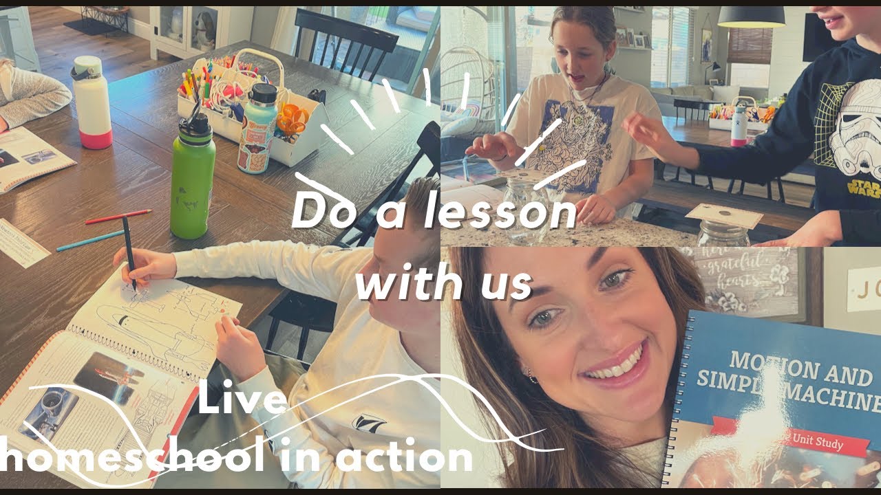 DO A HOMESCHOOL SCIENCE LESSON LIVE* WITH US||HOW TO HOMESCHOOL - YouTube