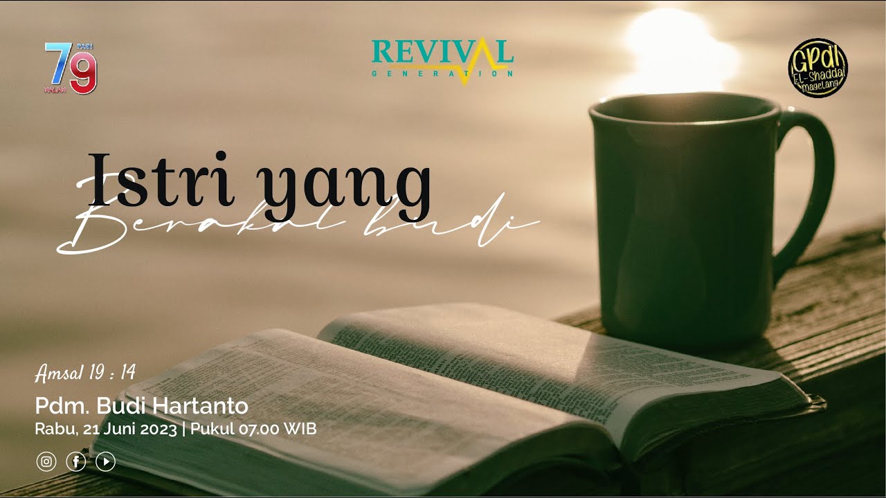 " Istri Yang Berakal Budi " Renungan 79 Pagi 21 Juni 2023 - YouTube