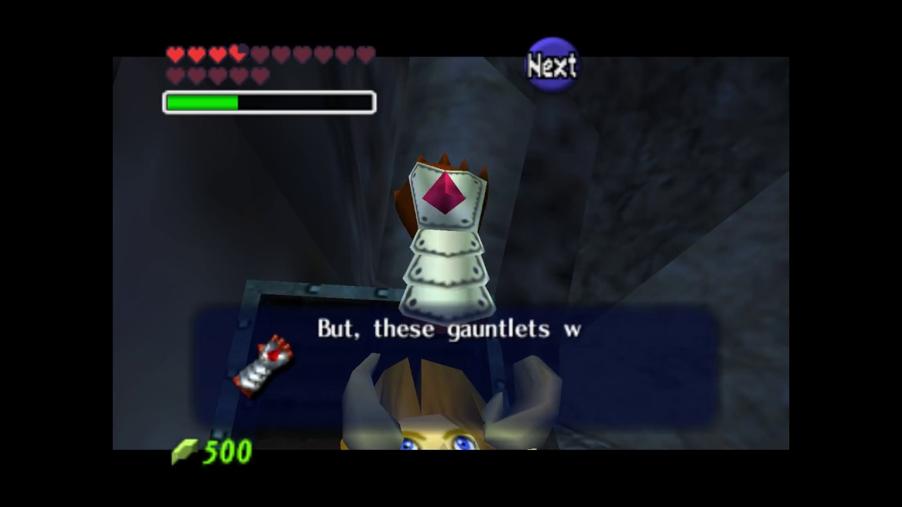 How to get the Silver Gauntlets - Zelda: Ocarina of Time - YouTube