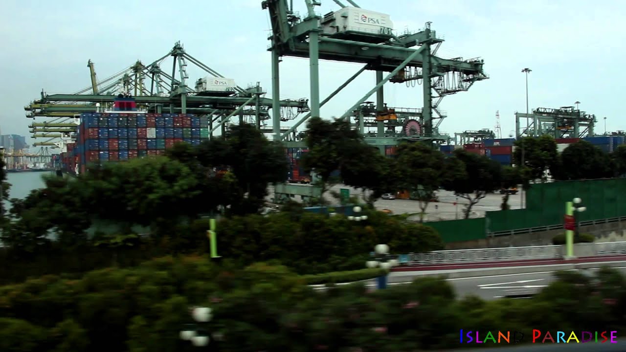 Sentosa Express - Waterfront Station To Sentosa Station - YouTube