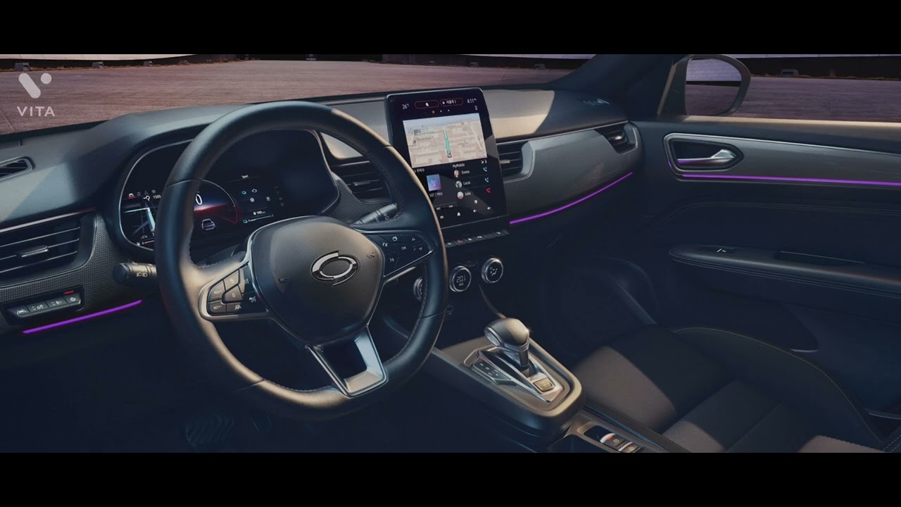 2023 RENAULT SAMSUNG BRAND 소형 SUV XM3 HYBRID INTERIOR DESIGN - YouTube
