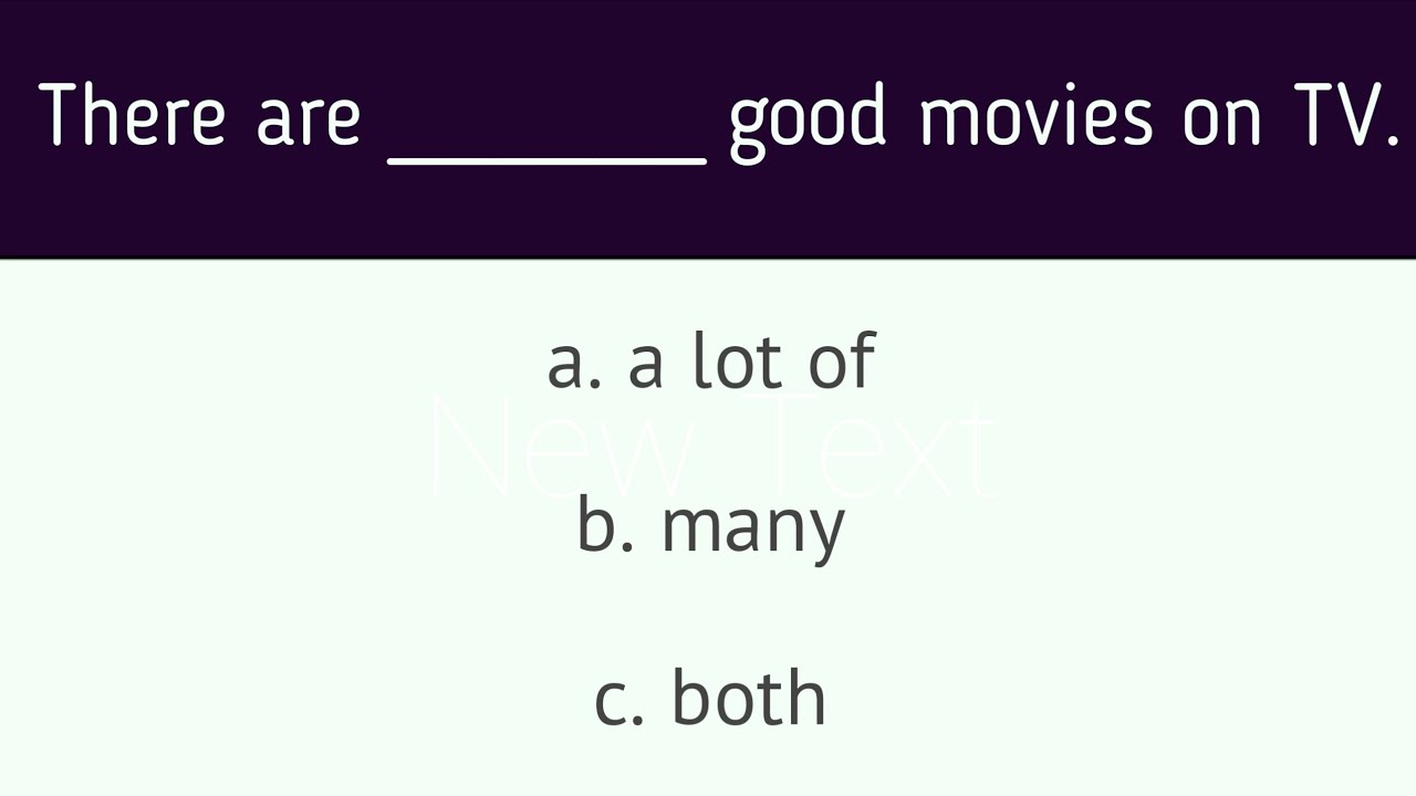 Many or A lot of Quiz | A lot of vs Many grammar quiz | #LadlaEducation ...